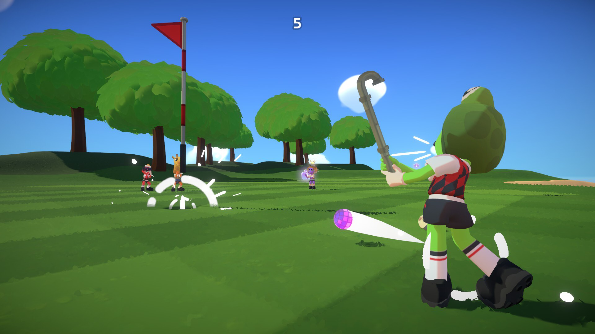 “Super Battle Golf” é um jogo de golfe onde vale tudo, até eliminar ...